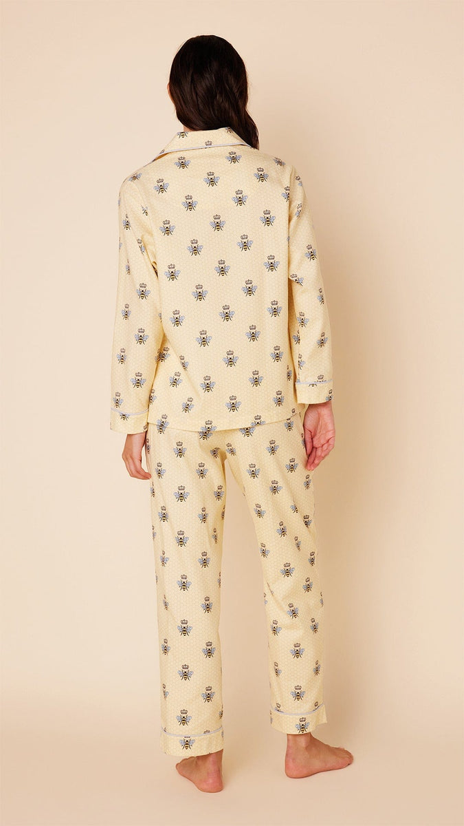 Queen Bee Flannel Pajama - Honey – The Cat's Pajamas